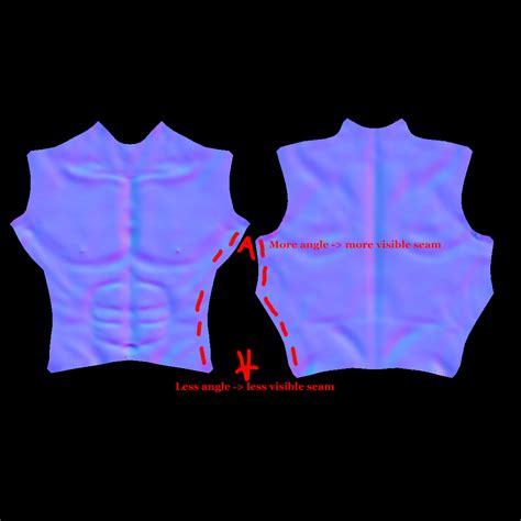 Tangent Spaced Normal Map Seam Visible In Uv Border Area Mesh Second Life Community