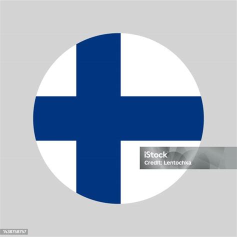 핀란드산 핀란드 국기 색상 원형 벡터 아이콘으로 라운드 관광에 대한 스톡 벡터 아트 및 기타 이미지 관광 국가 지리적 지역 기 Istock