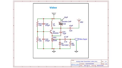 Hidden Camera Circuit Diagram Circuit Diagram
