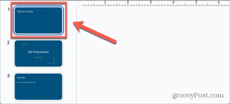 How To Create A Table Of Contents In Google Slides