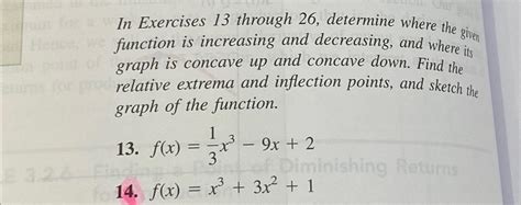 Solved In Exercises Through Determine Where The Chegg