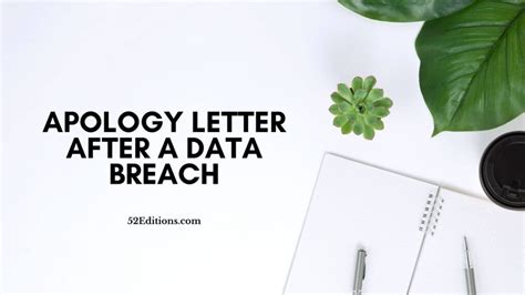 Apology Letter After A Data Breach Get Free Letter Templates Print