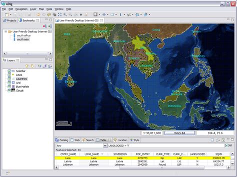 User Friendly Desktop Internet Gis Udig — Osgeo Live V45 Documentation