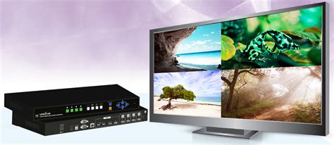 4x4k In To 4k Out Quadview Seamless Switching Hdmi 20 4 Port Kvm Switch With Mouse Roaming