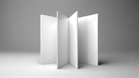 3d 렌더링의 빈 이중 접기 브로셔 배경입니다 3d 배경 접는 배경 3d 렌더링 배경 이미지 Hd 3d 접는 3d