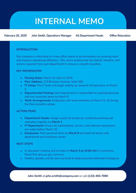 Free Technical Memo Template For Google Docs