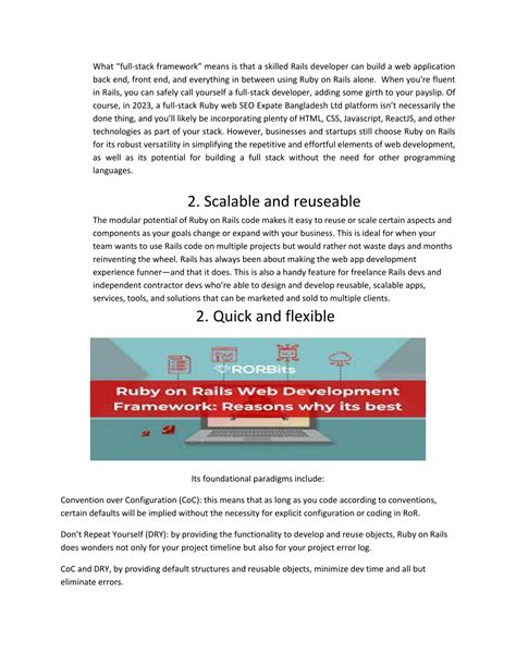 Ppt Ruby On Rails Web Development Best Practices And Tips Powerpoint Presentation Id12589009