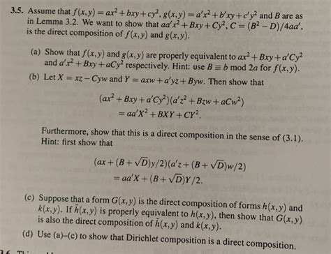 Solved 3 5 Assume That F X Y Ax Bxy Cy 8 X Y A