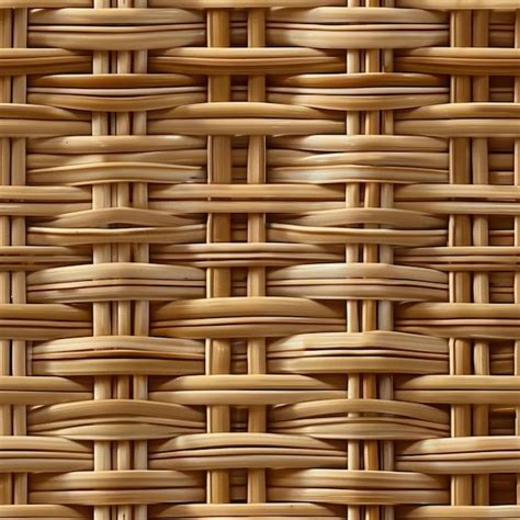 Woven Rattan Pattern Premium Ai Generated Image Woven Rattan Pattern Premium Ai Generated Image