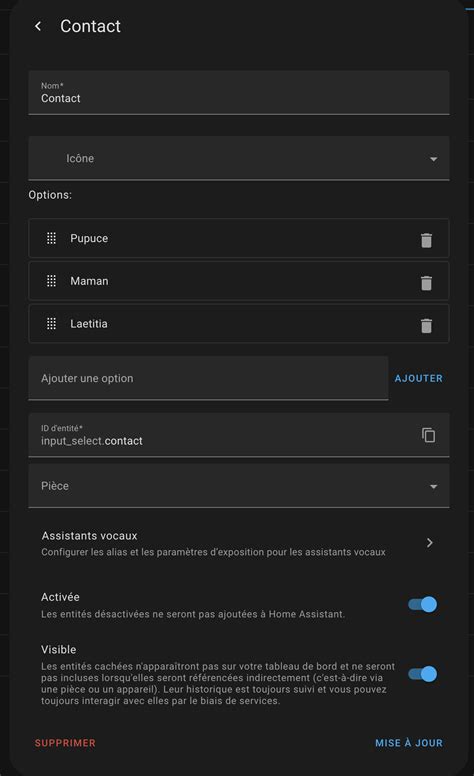 Creat Input Select Configuration Home Assistant Community