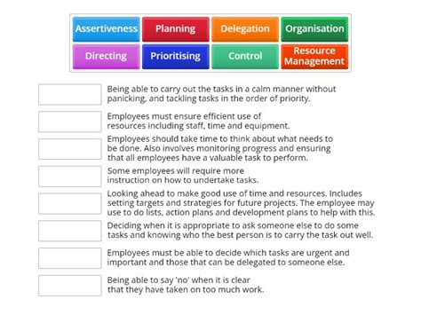 effective task management skills match up