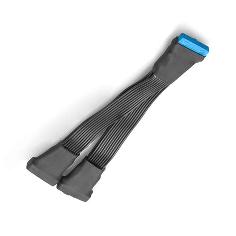 Motherboard Usb 3 0 19pin Header 1 To 2 Extension Splitter Cable12cm 19pin Internal Extension