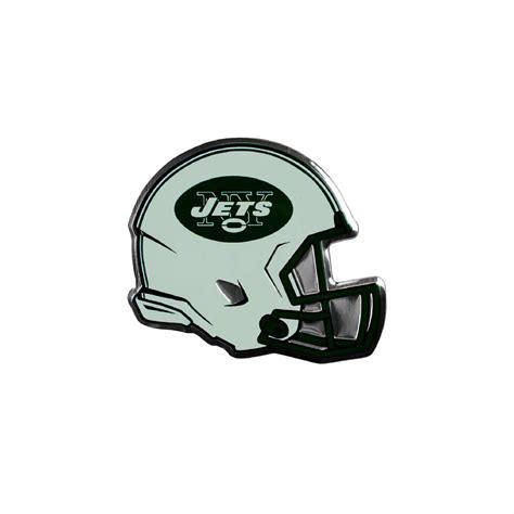 Mach E New York Jets Embossed Helmet Emblem Green Universal Some Adaptation May Be Required