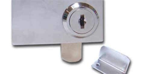Extended Type Double Swing Door Lock Chrome