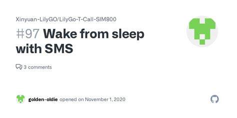 Wake From Sleep With SMS Issue Xinyuan LilyGO LilyGo T Call SIM GitHub