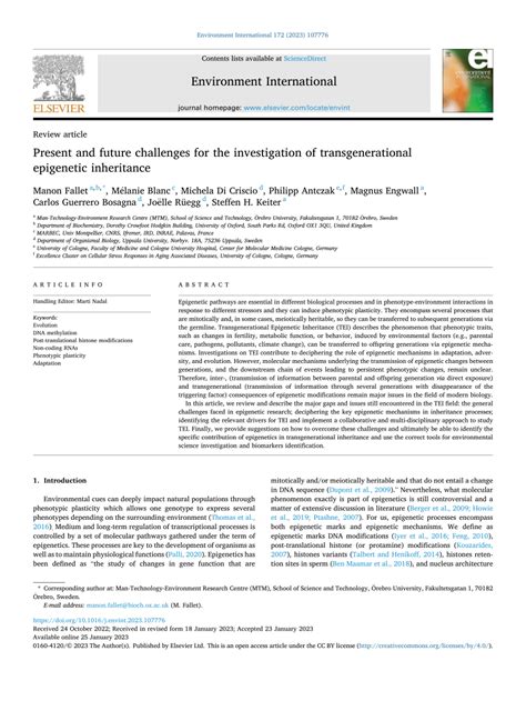Pdf Journal Pre Proofs Present And Future Challenges For The Investigation Of