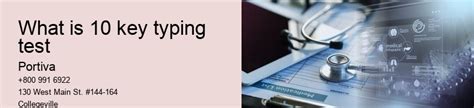 What Is 10 Key Typing Test