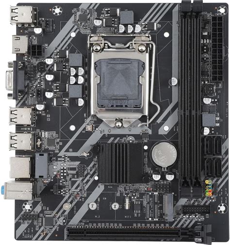 Amazon Com Zunate H S Mini ITX Motherboard Channel DDR VGA Multi Phase Power Design For
