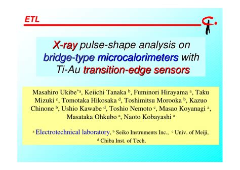 Ppt X Ray Pulse Shape Analysis On Pulse Shape Analysis On X Ray Powerpoint Presentation 756823