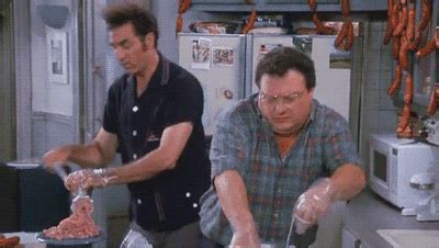 10 S Of Kramer From Seinfeld Eating Drinking And Passing A Stone Seinfeld Newman Kramer