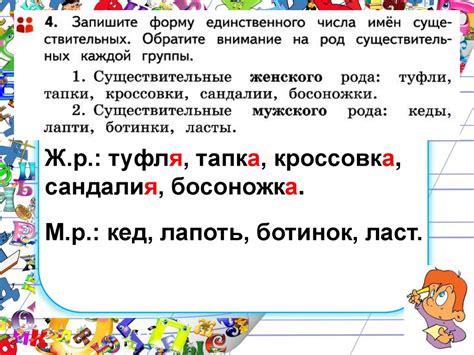 Как изменяются имена существительные во множественном числе Урок родного языка 3 класс