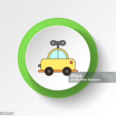 만화 자동차 장난감 색깔의 버튼 아이콘 서명 및 기호는 웹 로고 모바일 앱 Ui Ux에 사용할 수 있습니다 교통에 대한 스톡 벡터 아트 및 기타 이미지 Istock