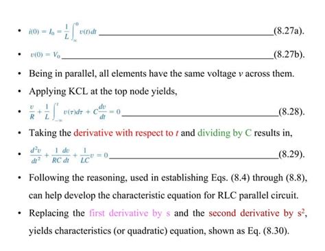 Second Order Circuits Linear Circuit Analysis Pdf