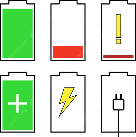 배터리 부족에서 완전 충전 충전 아이콘 벡터 배터리 충전 중 배터리 부족 Png 일러스트 및 벡터 에 대한 무료 다운로드 Pngtree