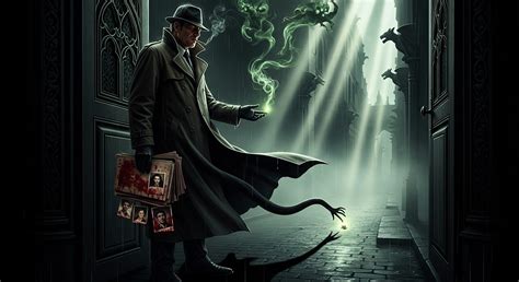 Free Shadowy Detective Investigation Image Detective Noir Gothic