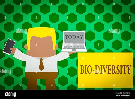 Word Writing Text Bio Diversity Business Photo Showcasing Variety Of Life Organisms Marine