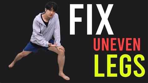 fix uneven legs｜leg discrepancy｜corrective exercises youtube
