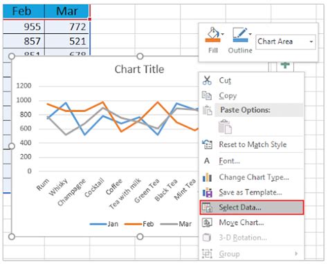 Chart Elements Arrow Excel 2010