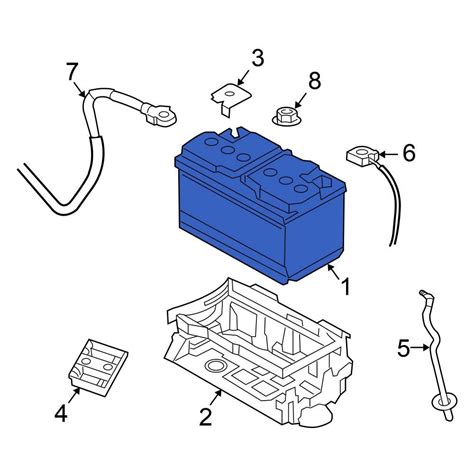 Chrysler Oe Bbh8f001aa Vehicle Battery
