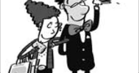 비즈니스 유머 남자와 여자