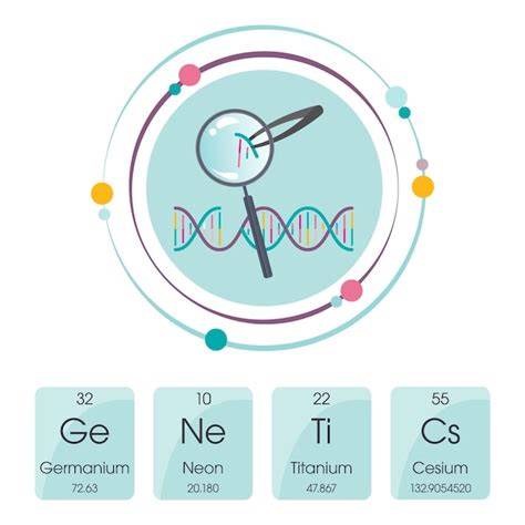 Premium Vector Genetics Dna Biochemistry Vector Illustration Graphic Icon