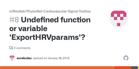 undefined function or variable exporthrvparams · issue 8