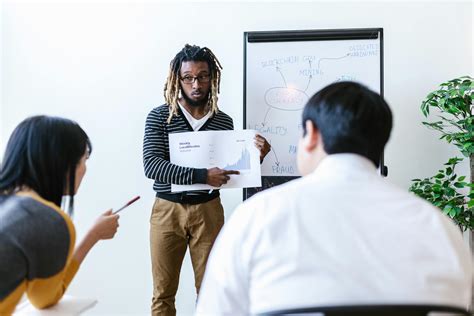 실내 가르치는 가리키는 간부 강의 개발 계획하는 공동 작업 관리 교육적인 기업 동기 부여 리더십