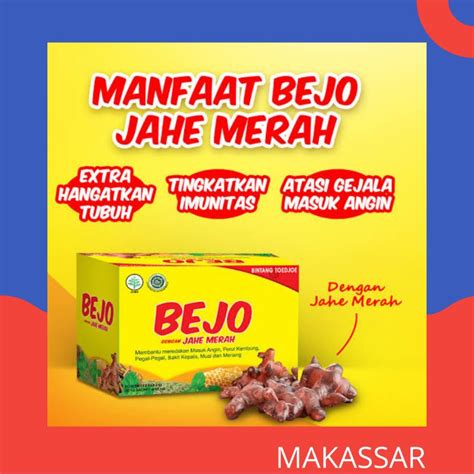 Jual Bejo Jahe Merah Per Sachet Shopee Indonesia