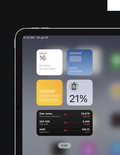 How To Add Widgets On IPad Bosstab UK