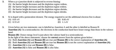 When A P N Junction Diode Is Subjected To Reverse Biasing A The Barrie