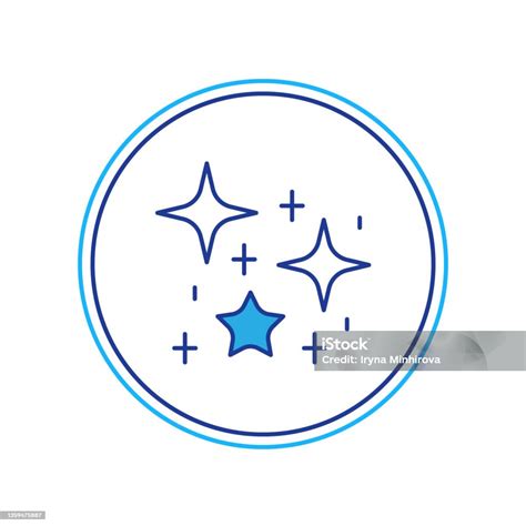 흰색 배경에 고립 된 마법의 반짝이 입자 아이콘이있는 채워진 윤곽선 스파클 별 매직 크리스마스 장식 벡터 가득 찬에 대한 스톡 벡터 아트 및 기타 이미지 Istock