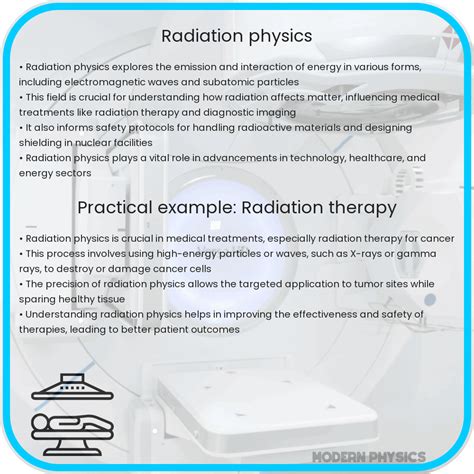 Radiation Physics Medical Applications Safety And Research