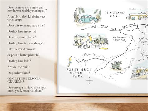 Custom Memory Map Etsy