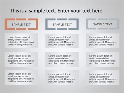 Four Text Boxes PowerPoint Template