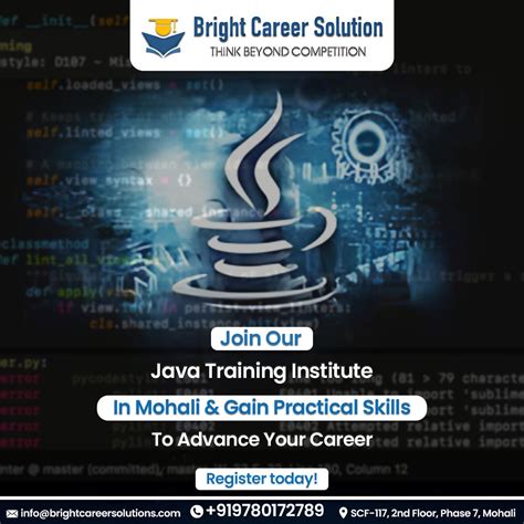 master java programming at the leading institute in mohali bcs mohali
