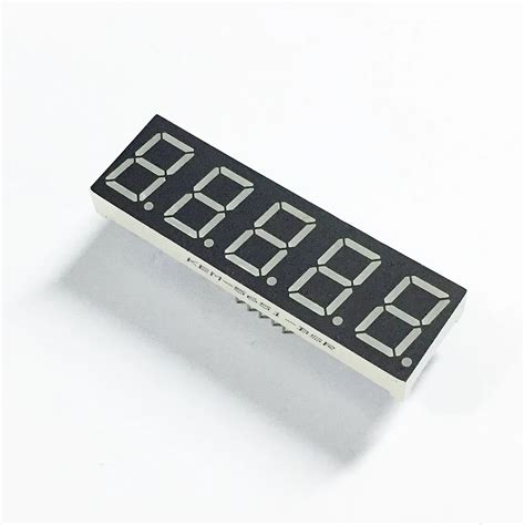 Common Anode 5 Digit 7 Segment Display Fnd 7 Segment Led Display
