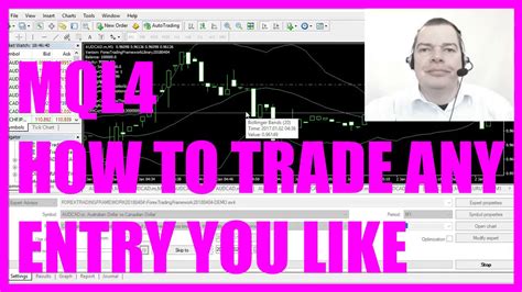 Mql4 Tutorial How To Trade Any Entry You Like Youtube