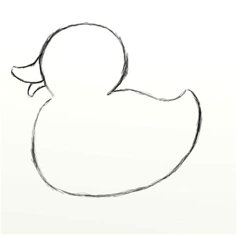 How To Draw A Rubber Duck FeltMagnet