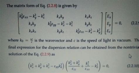 Solved Prove That The Non Trivial Solution Of The Matrix