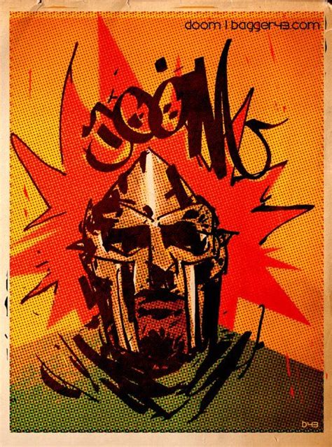 Mf Doom Funky Art Graphic Poster Art Graffiti